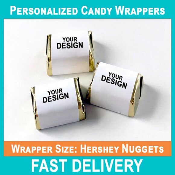 Party Supplies | Custom Hershey Nugget Candy Labels | Poshmark